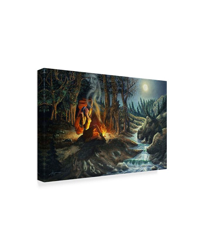 Trademark Global D. Rusty Rust 'Illusions Of Forest' Canvas Art - 24" x ...