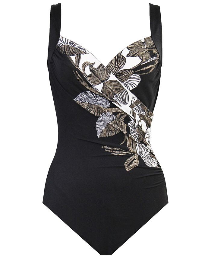 Miraclesuit Petal to the Metal Sanibel Allover Slimming One-Piece ...