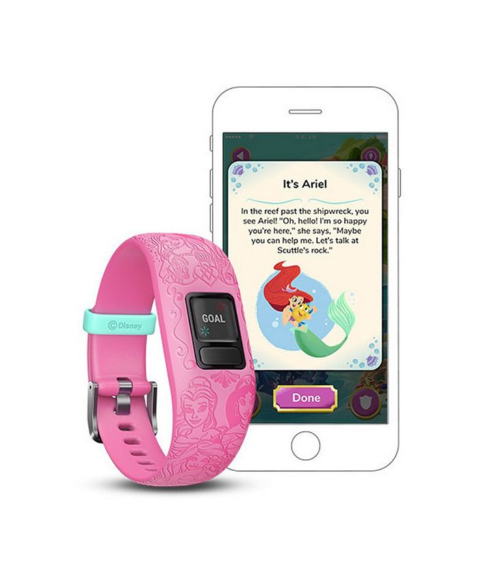 Garmin vívofit jr. 2 Disney Princess Kids Activity Tracker in Pink - Macy's