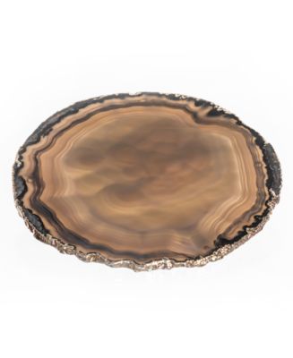 Brasil Home Decor Medium Agate Serving Platter - Macy's