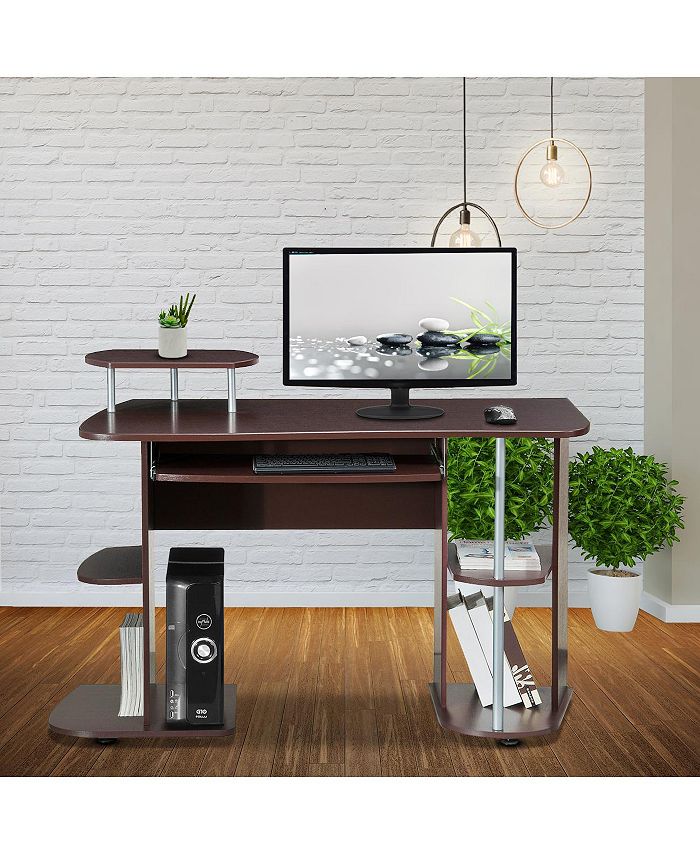 RTA Products Techni Mobili Complete Computer Workstation Desk - Macy's