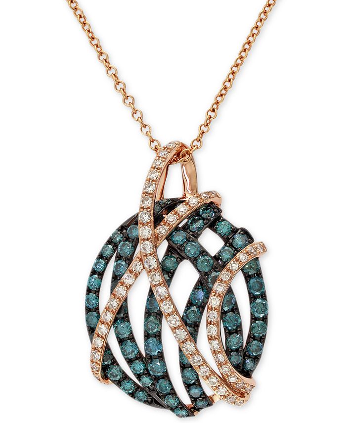 EFFY Collection EFFY® Diamond 18" Pendant Necklace (9/10 ct. t.w.) in ...