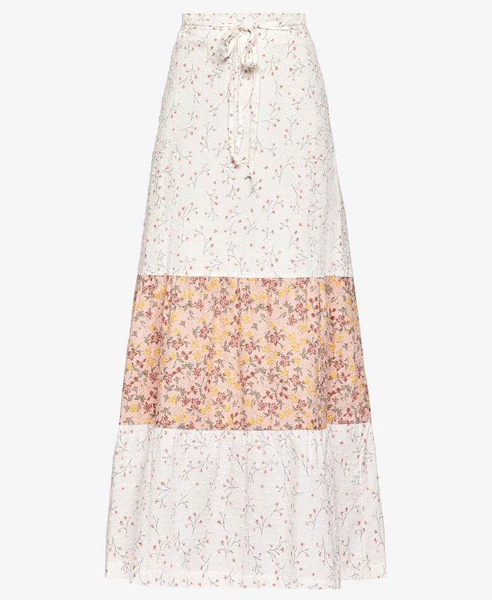 BCBGeneration Floral-Print Maxi Skirt - Macy's