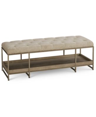 Closeout! Sutton Place Upholstered Bench, Created for Macy's - Macy's