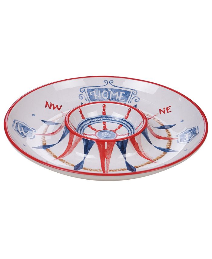 Tracy Porter Certified International Nautical Chip and Dip - Macy's