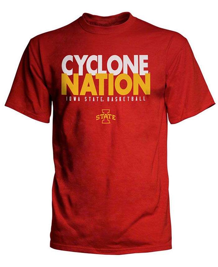 J America Men's Iowa State Cyclones Cyclone Nation Basketball T-Shirt ...