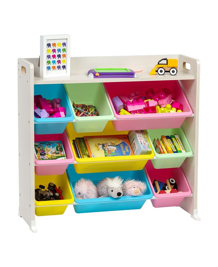 IRIS USA 3-Tier Storage Bin Rack With Shelf - Macy's