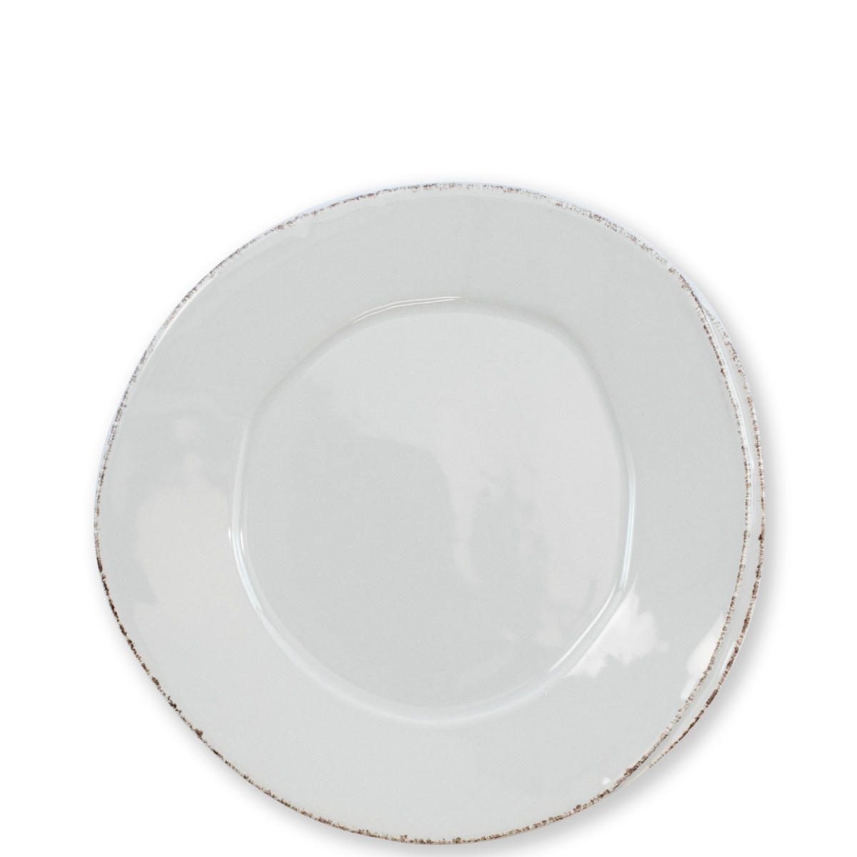 Click here for Vietri Lastra Collection Salad Plate - Light Grey prices