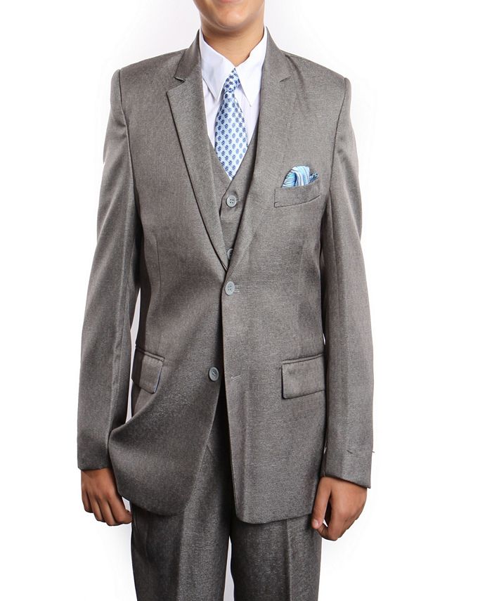 Perry Ellis Tazio Classic Fit 2 Button Boys Suit, 5 Pc - Macy's