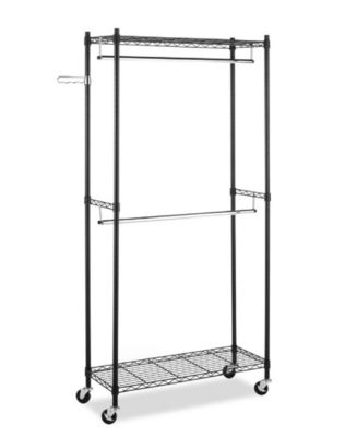 Whitmor Supreme Double-rod Garment Rack - Macy's