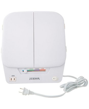 Jerdon The JgL10W Tabletop Tri-Fold Two-Sided Lighted Makeup Mirror ...