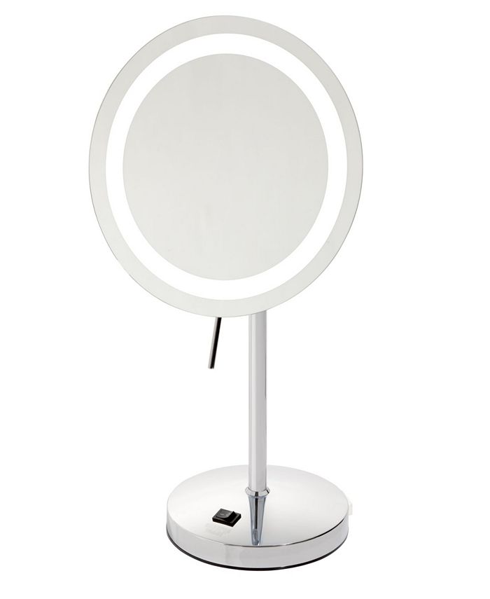 Jerdon The Sharper Image JRT950CL 8.5" LED Lighted Table Top Mirror ...