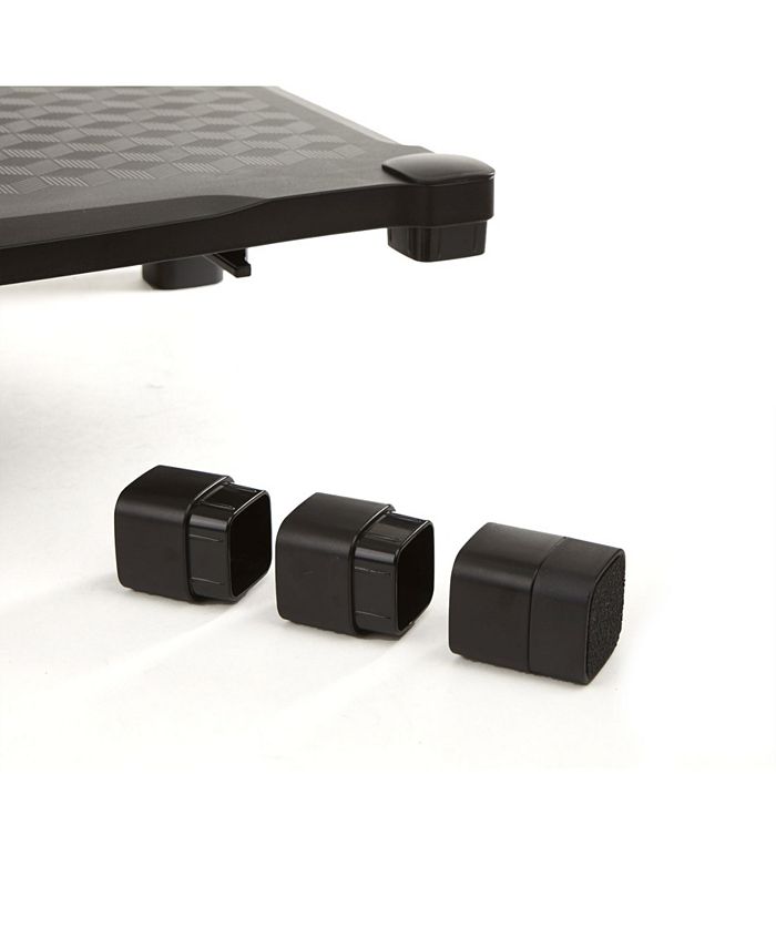 Mind Reader Extra Wide Monitor Stand, Monitor Riser, Height Adjustable ...