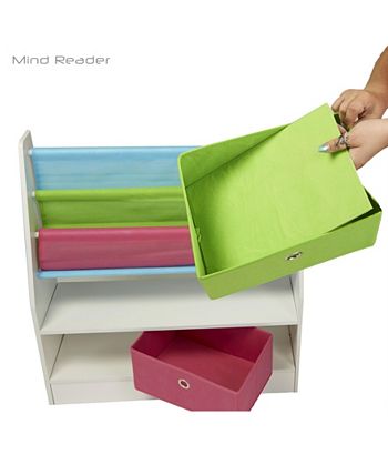 Mind Reader Toy Storage Organizer Kids Book Organizer with Folding ...