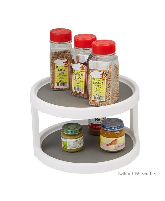 Mind Reader 2-Tier Kitchen Storage Spice Rack Counter top Organizer ...