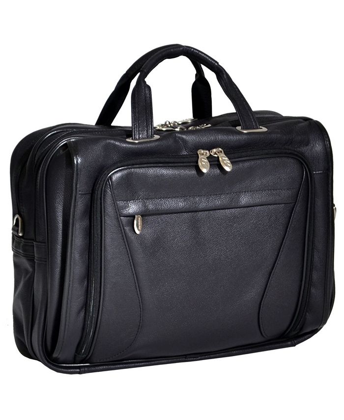 McKlein Irving Park Double Compartment Laptop Briefcase - Macy's