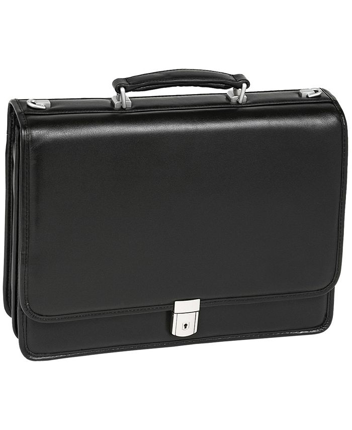 McKlein Bucktown Double Compartment Laptop Briefcase - Macy's