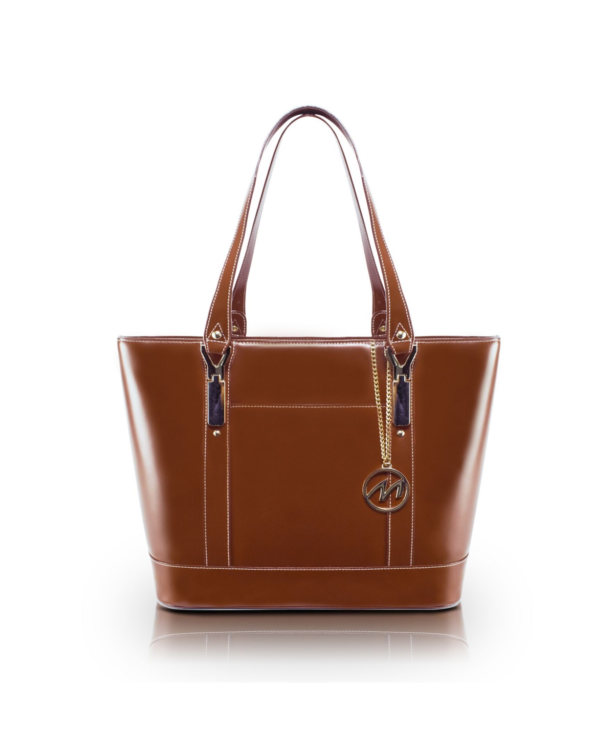 Click here for Mcklein Arya Ladies Tote with Tablet Pocket - Brow... prices