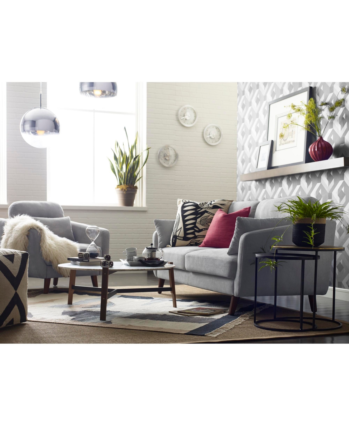 Click here for Elle Decor 24 Mid-Century Modern Chloe Armchair -... prices