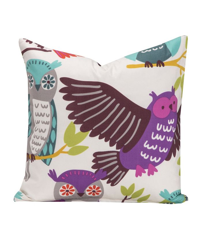 Crayola Owl Always Love You 20" Designer Throw Pillow - Macy's