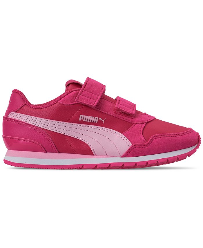 Puma Little Girls' ST Runner Casual Sneakers from Finish Line - Macy's