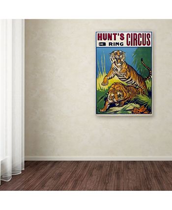 Trademark Global Vintage Apple Collection 'Hunts Circus' Canvas Art ...