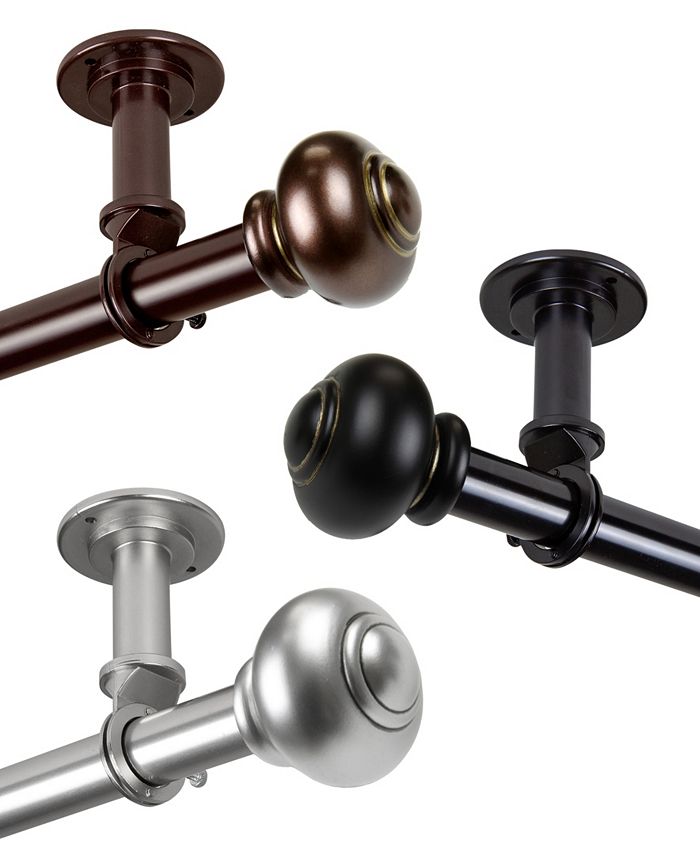 Rod Desyne Rotunda 1" Ceiling Curtain Rod/Room Divider 66"-120" - Macy's