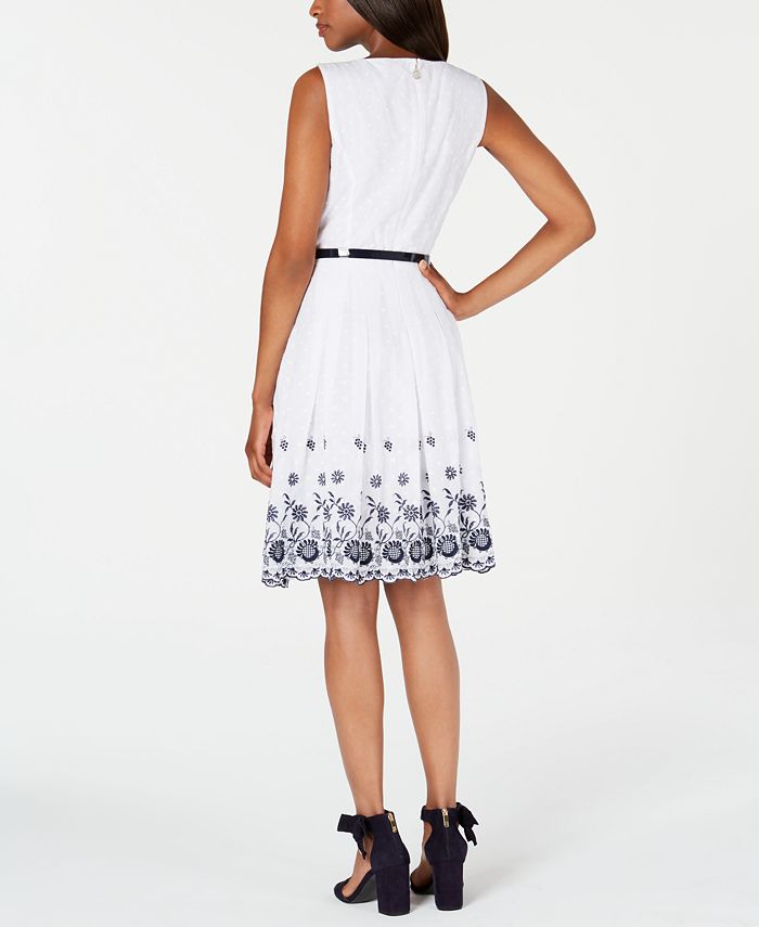 Tommy Hilfiger Embroidered Cotton Dress, Created for Macy's - Macy's