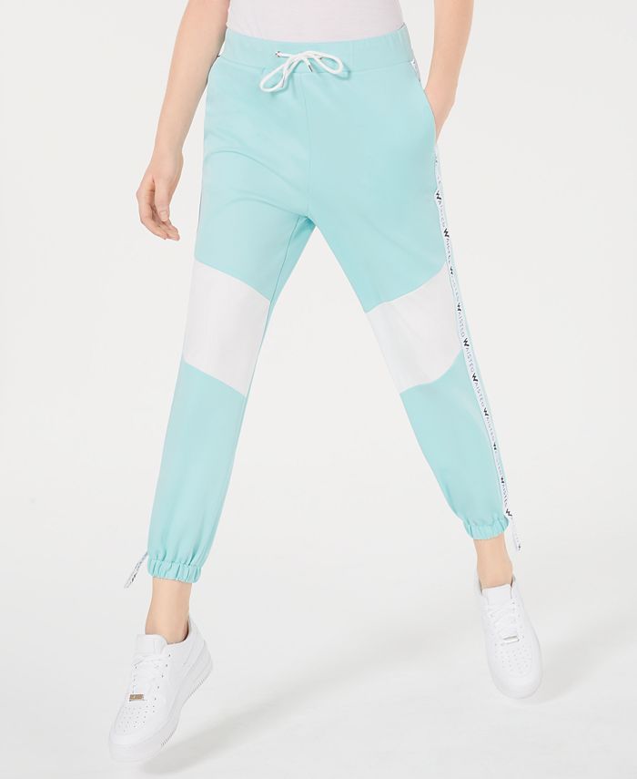 Waisted Colorblocked Jogger Pants - Macy's