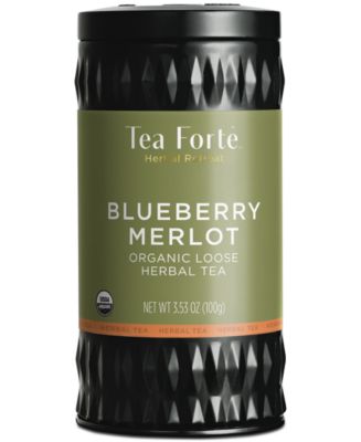 Tea Forte LTC Blueberry Merlot Loose-Leaf Herbal Tea - Macy's