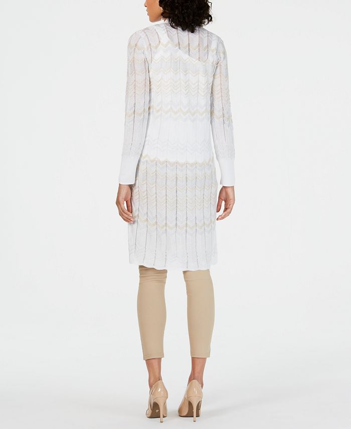 Thalia Sodi Pointelle-Knit Duster Cardigan, Created for Macy's ...