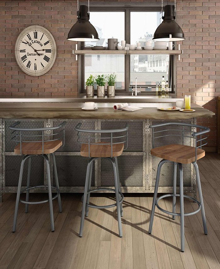 Amisco Brisk Swivel Stool - OVERMAX - Macy's