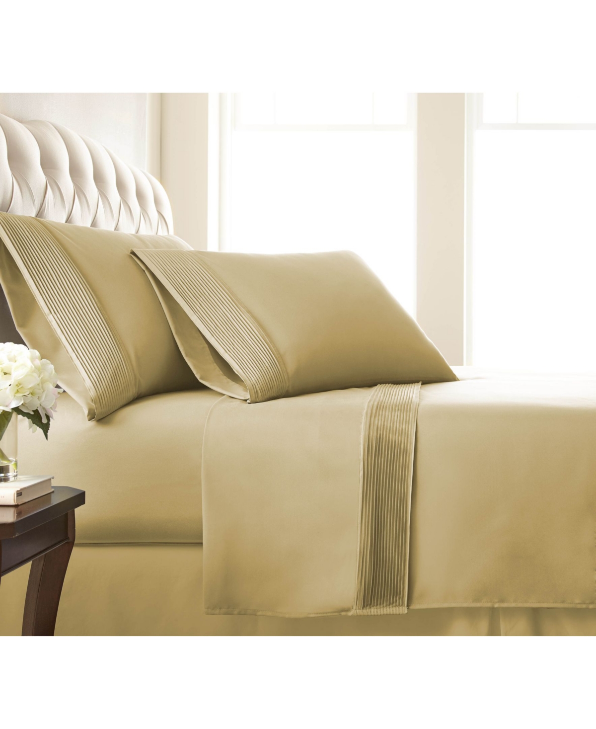 Click here for Southshore Fine Linens Classy Pleated 21 Extra dee... prices