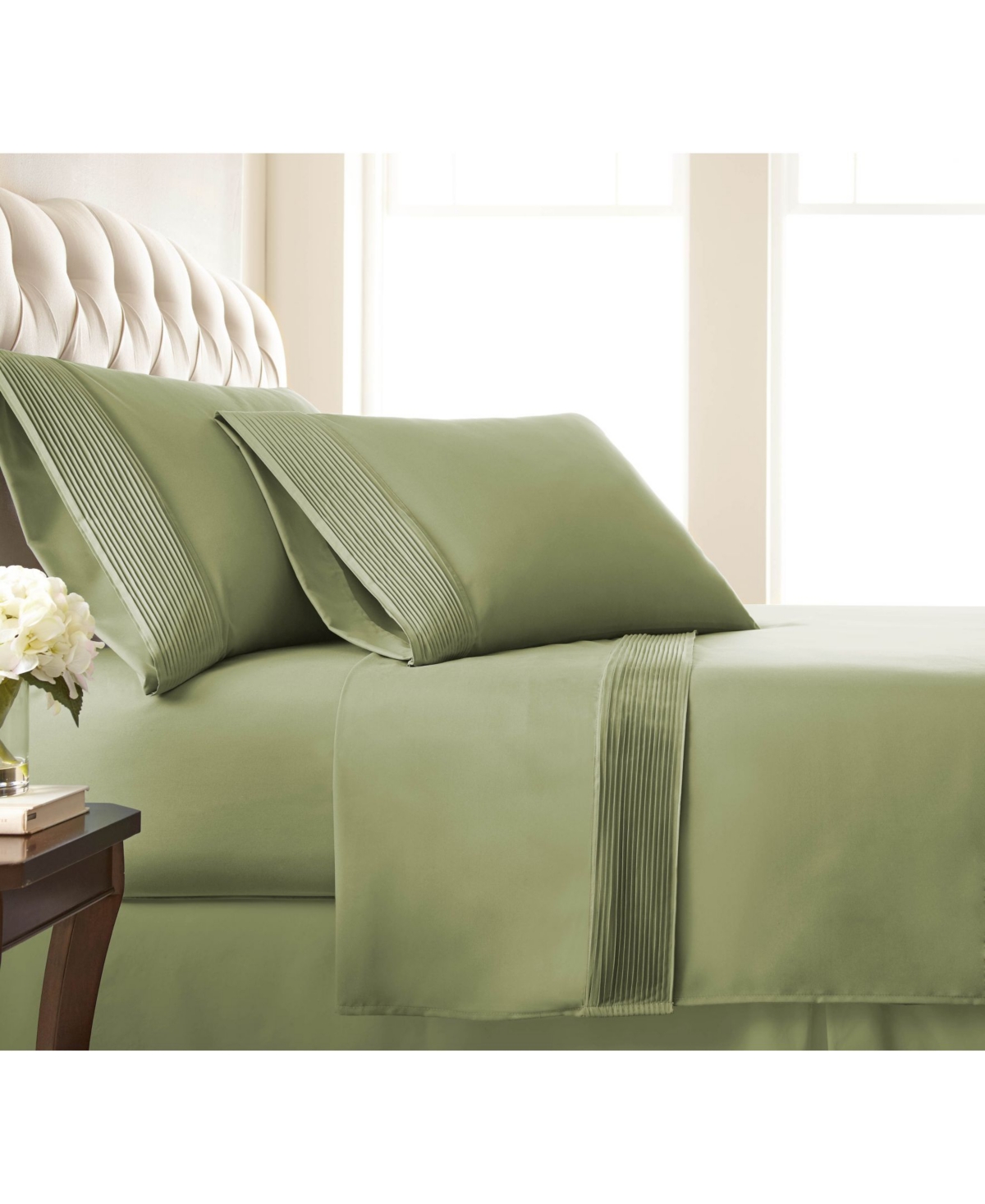 Click here for Southshore Fine Linens Classy Pleated 21 Extra dee... prices
