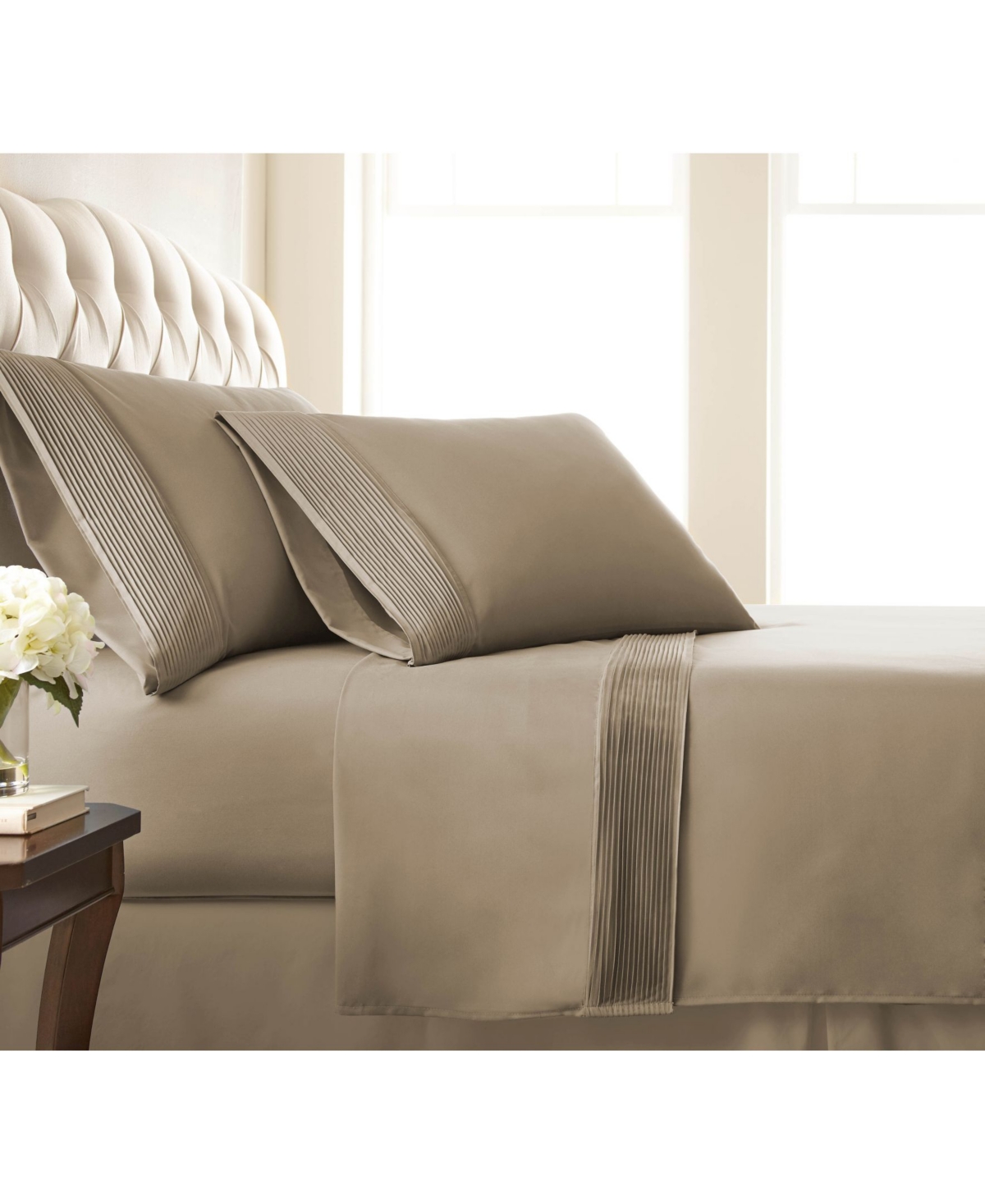Click here for Southshore Fine Linens Classy Pleated 21 Extra dee... prices