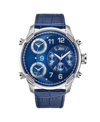 Jbw Men's G4 Diamond (1/6 ct.t.w.) Stainless Steel Watch - Macy's