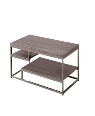 Coaster Home Furnishings Cohen 2-Shelf Coffee Table Weathered - Macy's
