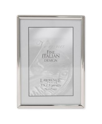Lawrence Frames Simply Silver Metal Picture Frame - 3.5" x 5" - Macy's