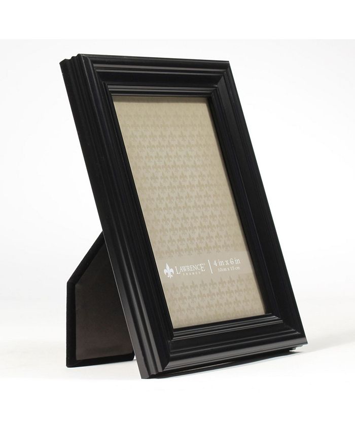 Lawrence Frames Classic Detailed Black Picture Frame - 4" x 6" - Macy's