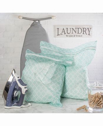 Design Imports Lattice Set E Mesh Laundry Bag, Set of 4 - Macy's