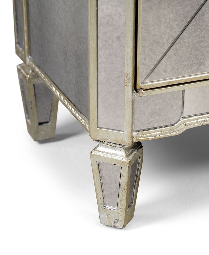 Furniture Marais Mirrored Console Table - Macy's