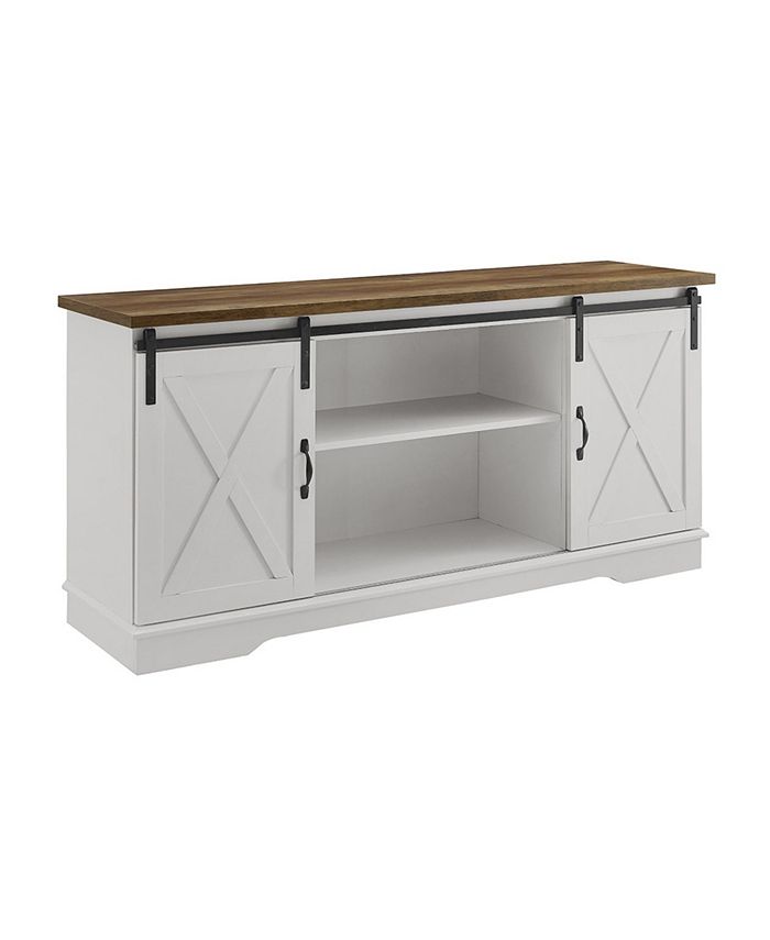 Walker Edison 58" Modern Farmhouse Wood Tv Stand - Macy's