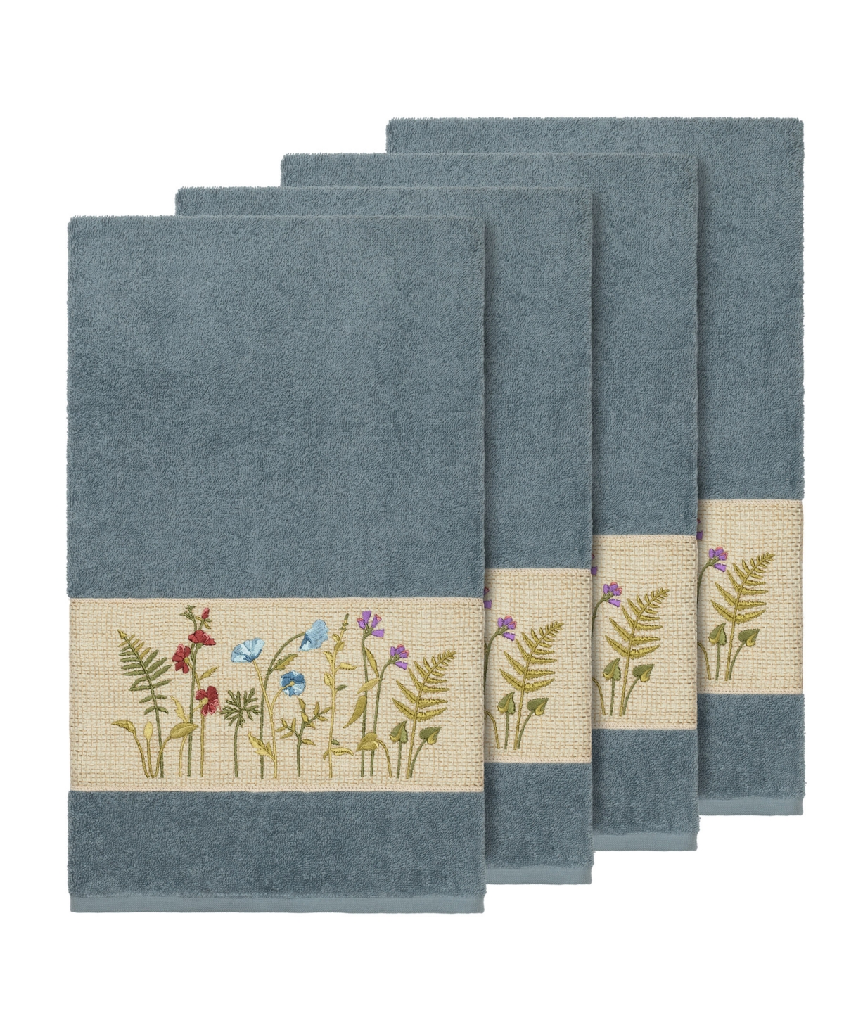 Click here for Linum Home Turkish Cotton Serenity 4-Pc. Embellish... prices