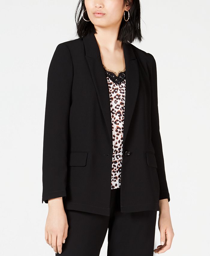 Bar III One-Button Jacket, Created for Macy's - Macy's