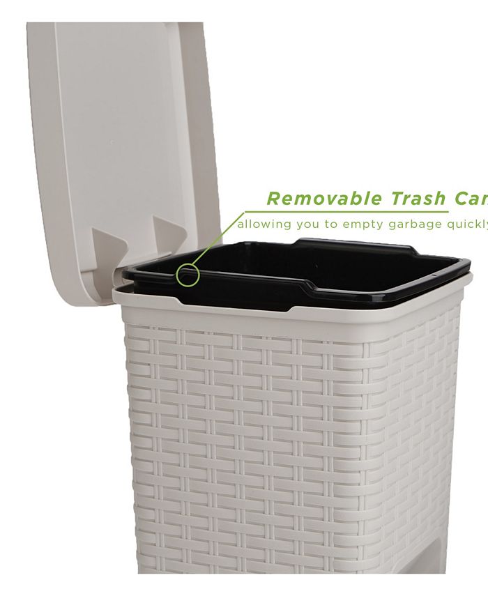 Mind Reader Square Trash Bin - Macy's