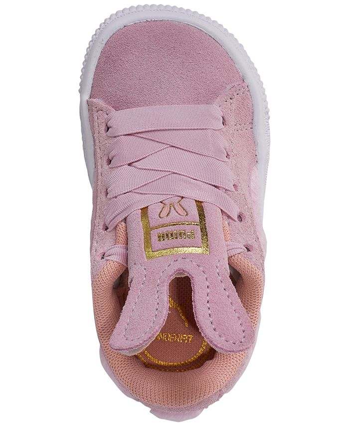 Puma Toddler Girls' Suede Easter Casual Sneakers from Finish Line - Macy's