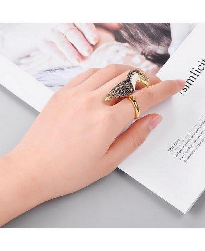 nOir Tucan Ring With Cubic Zirconia Stones - Macy's