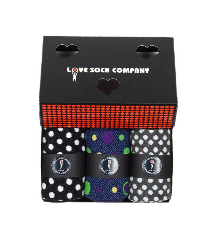 Love Sock Company Men's 3 Socks Box Set - Dotcom - Macy's