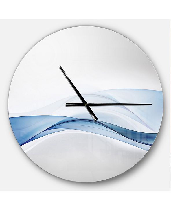 Design Art Designart Oversized Modern Round Metal Wall Clock & Reviews ...