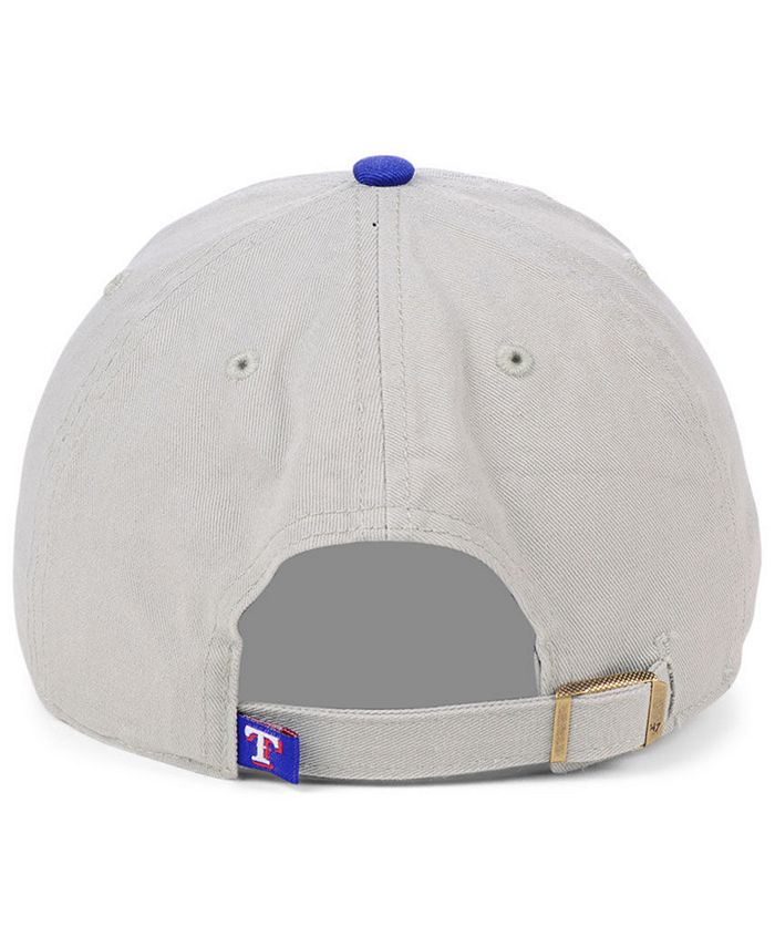 '47 Brand Texas Rangers Gray 2-Tone CLEAN UP Cap - Macy's